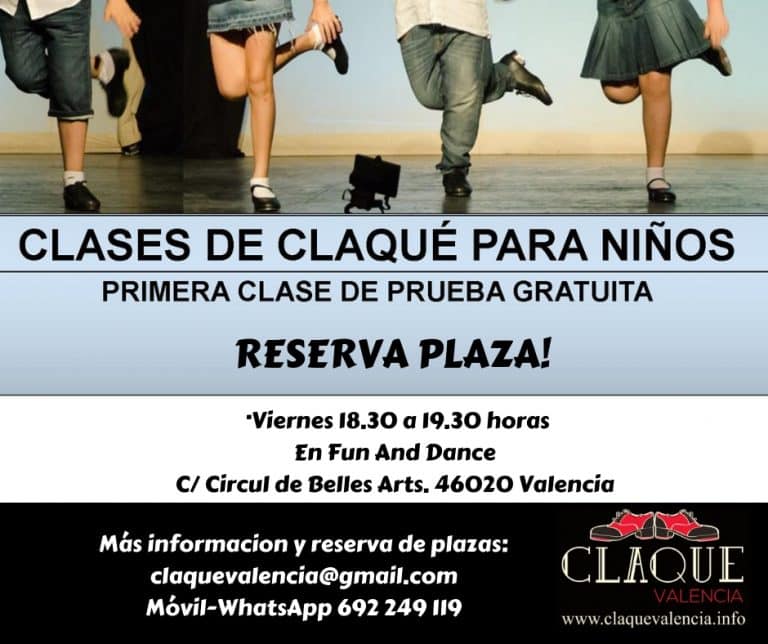 ¡Abrimos nuevos cursos de claqué para niños y adultos! – Claqué Valencia